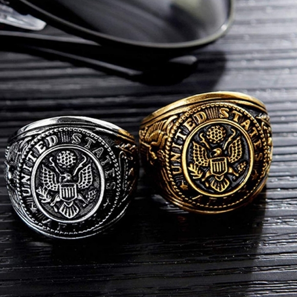 Accessories | New Stainless Steel Army Ring Size 7 8 9 1 11 12 | Poshmark